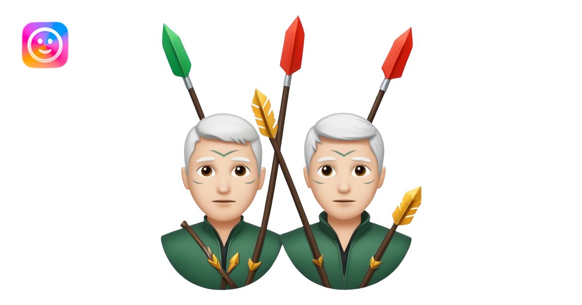 referal system (two guys with arrows around them) emoji | AI Emoji ...