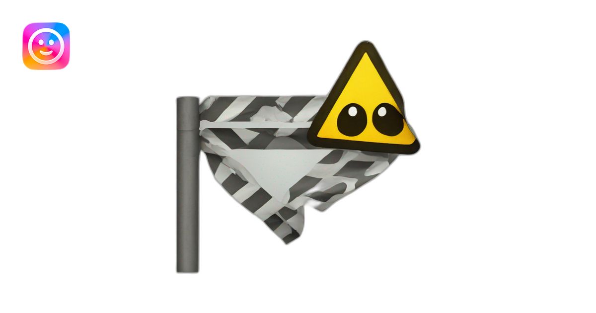 caution sign emoji | AI Emoji Generator