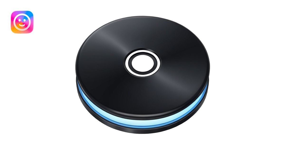 black computer disk emoji | AI Emoji Generator