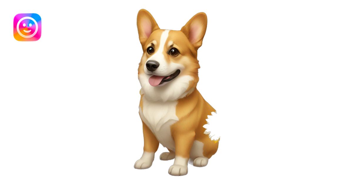 Sunflower and corgi emoji | AI Emoji Generator