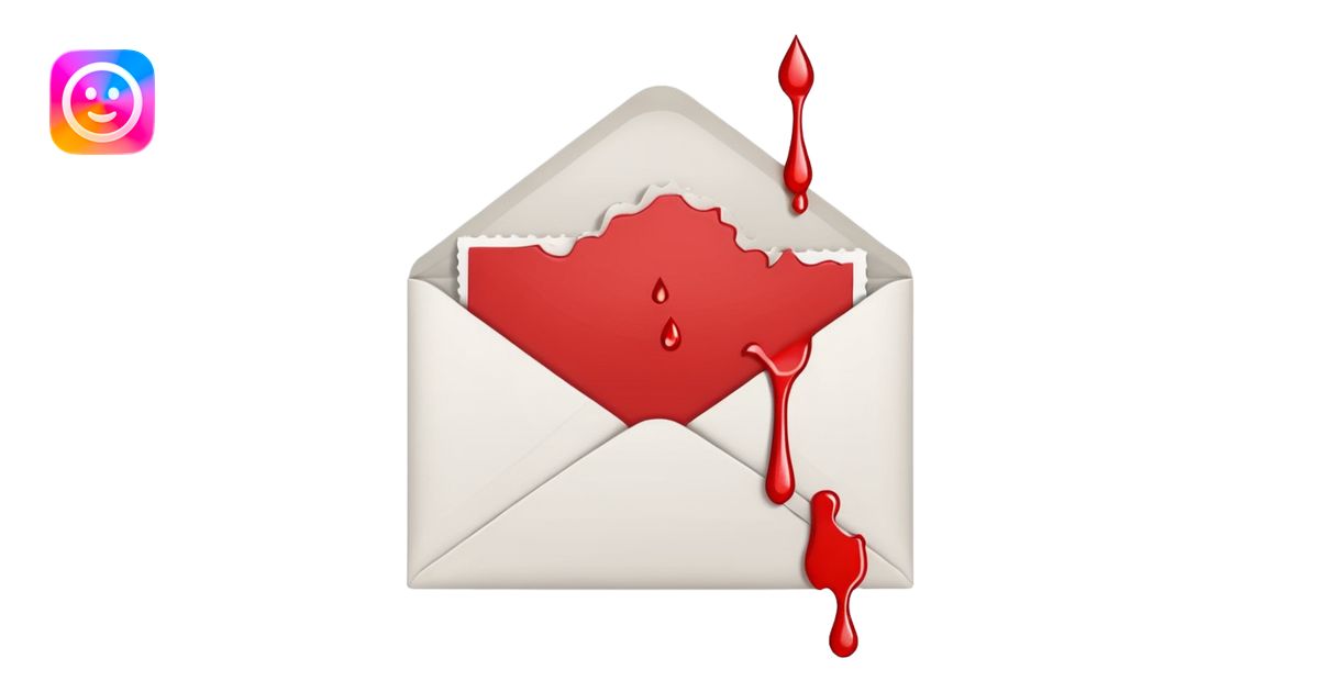bleeding evnelop emoji | AI Emoji Generator