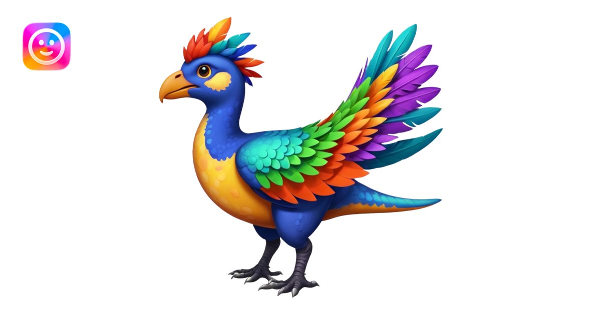 Dinosaur bird emoji | AI Emoji Generator