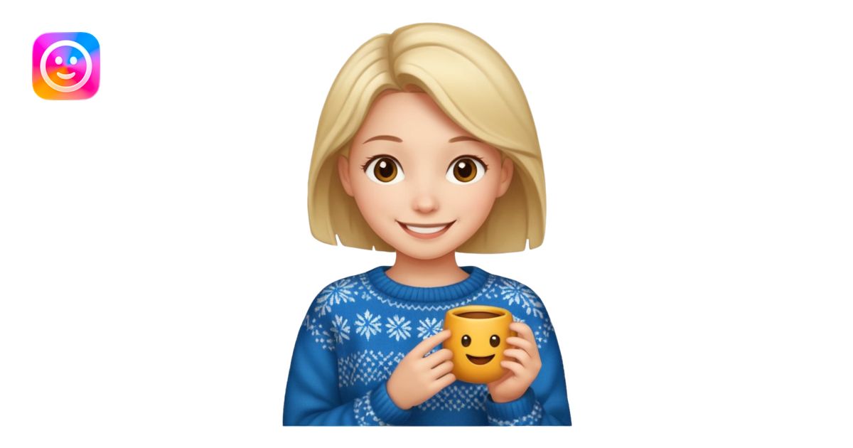 Fille cozy emoji | AI Emoji Generator