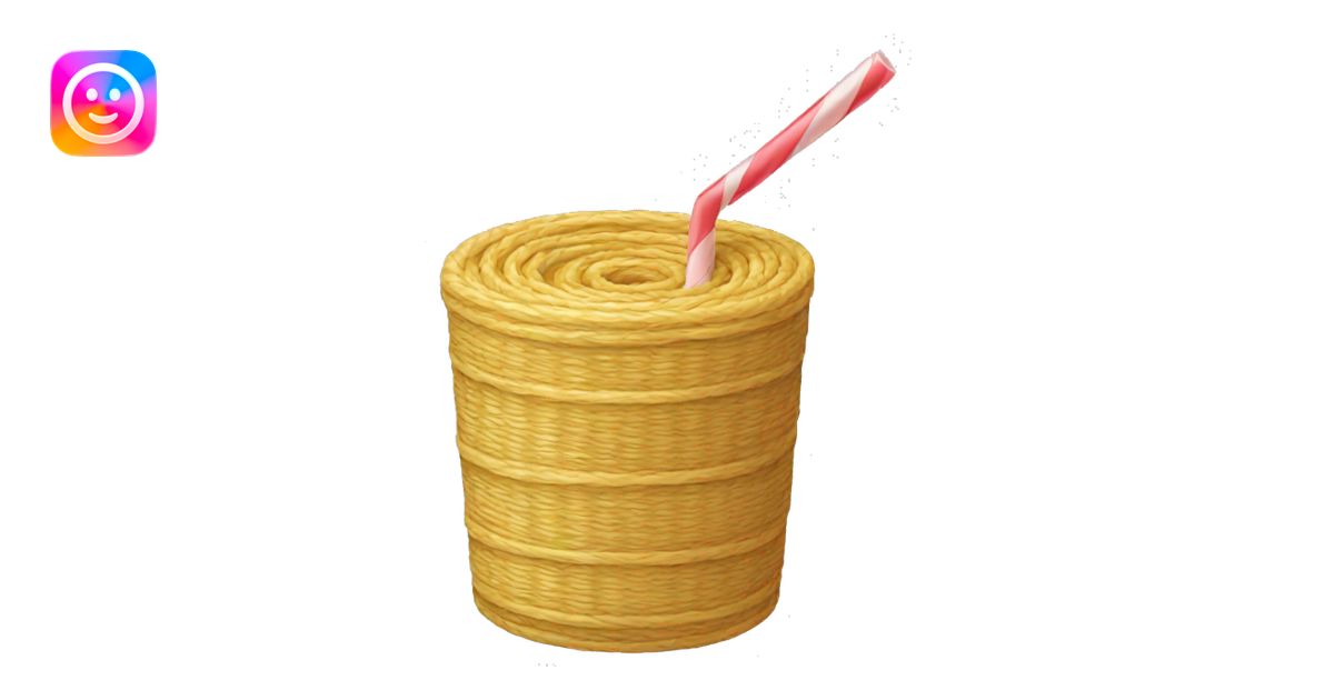 Straw emoji | AI Emoji Generator