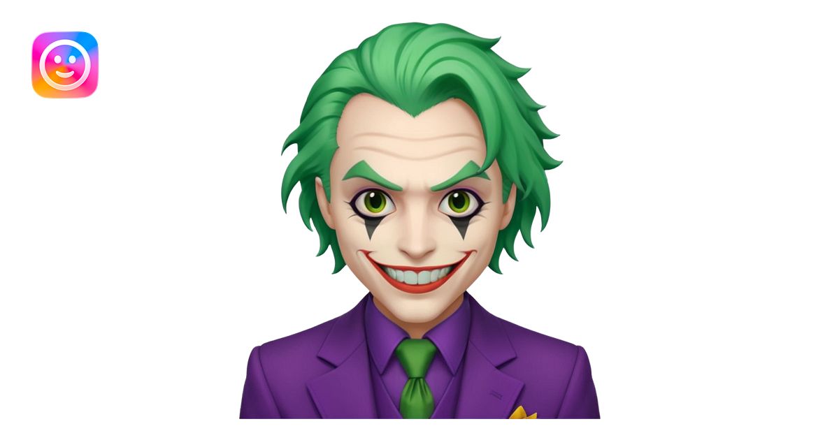 the joker emoji | AI Emoji Generator