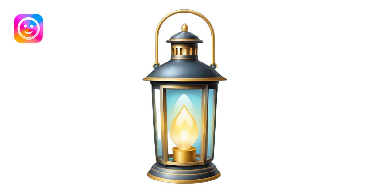 Ghost Light Lantern emoji | AI Emoji Generator