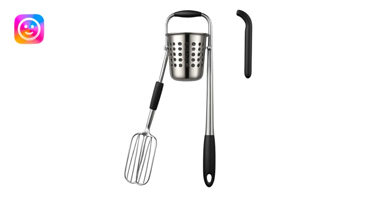 Vertical Potato masher emoji | AI Emoji Generator