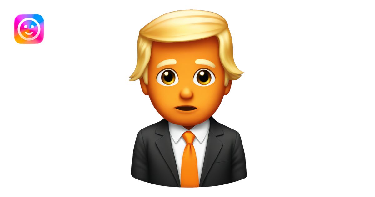 orange baby donald trump emoji | AI Emoji Generator