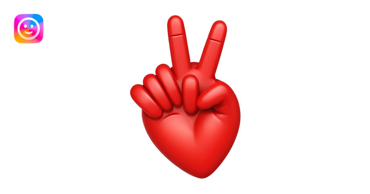 Heart with middle finger emojis emoji | AI Emoji Generator