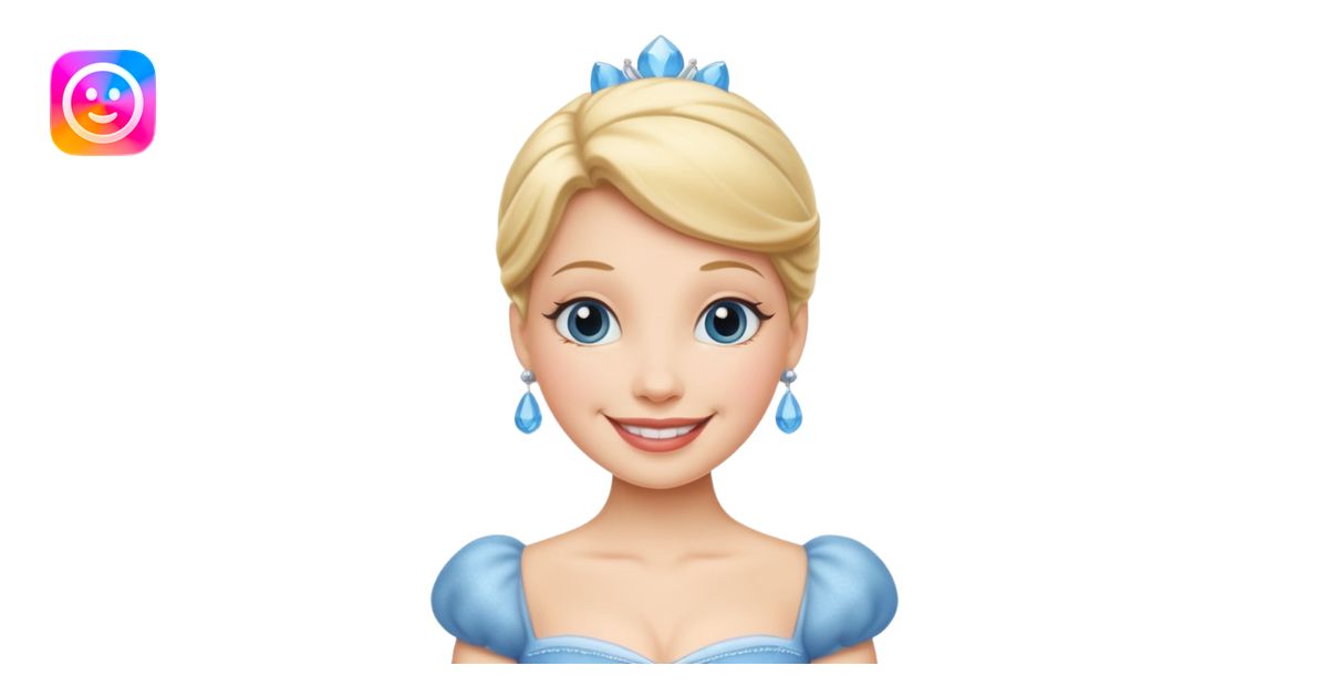cinderella bald emoji | AI Emoji Generator