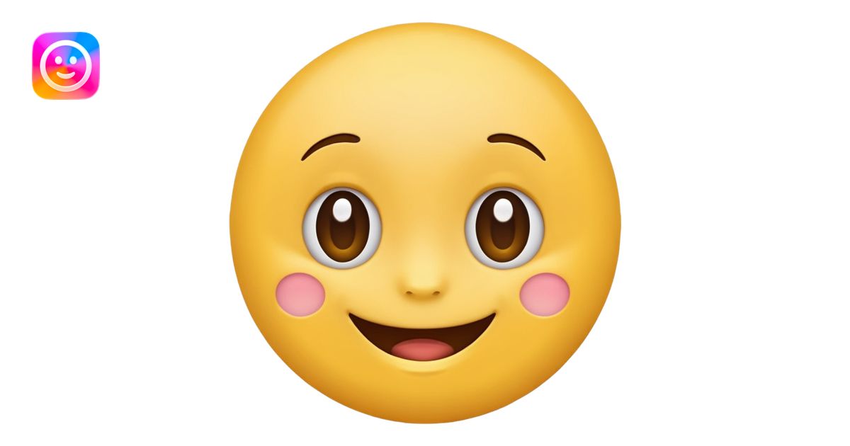Cute emoji hii very cutie 😊 emoji | AI Emoji Generator