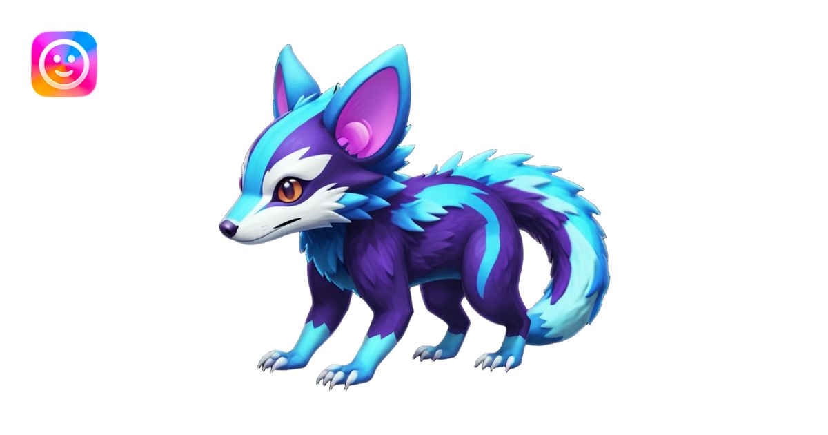 Colorful bioluminescent dark abysmal abyssal neon-glowing Trico-Sergal ...