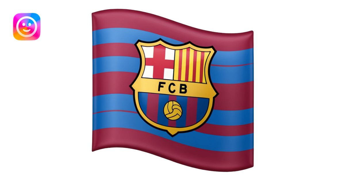 Create FC Barcelona flag emoji emoji | AI Emoji Generator