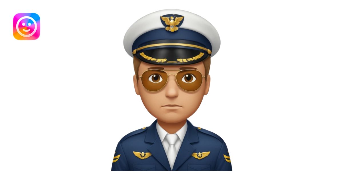 captain pilot emoji | AI Emoji Generator