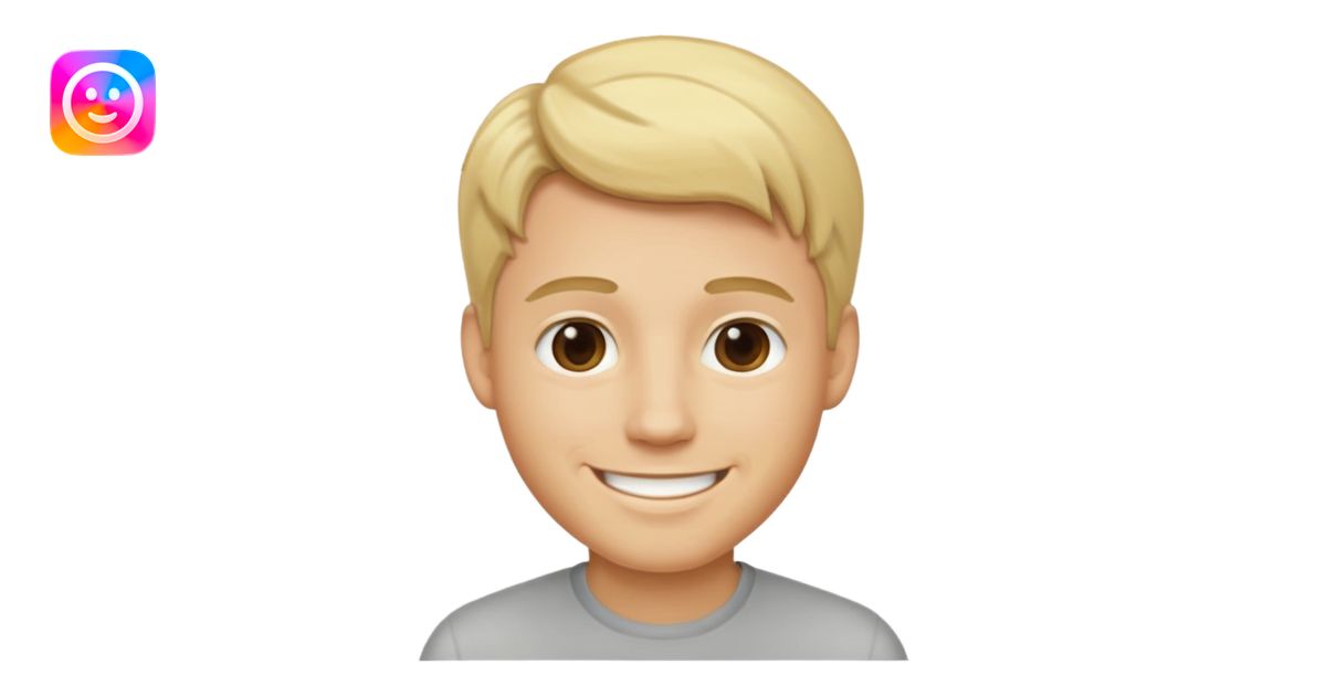 blonde male ios emoji emoji | AI Emoji Generator
