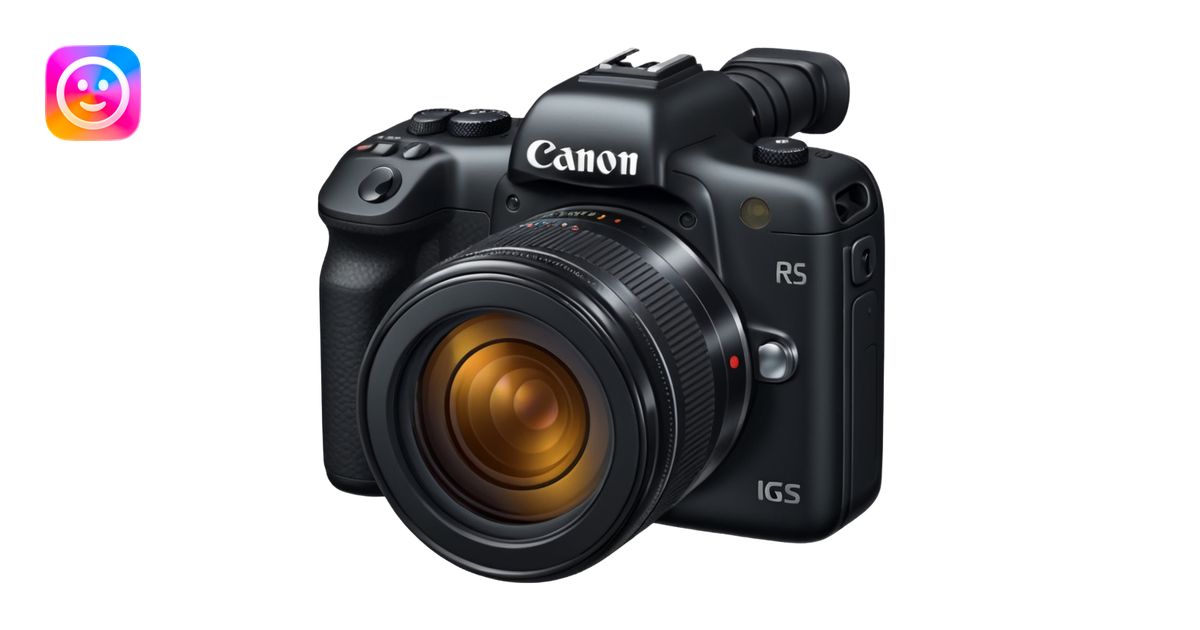 Create a canon r camera emoji | AI Emoji Generator