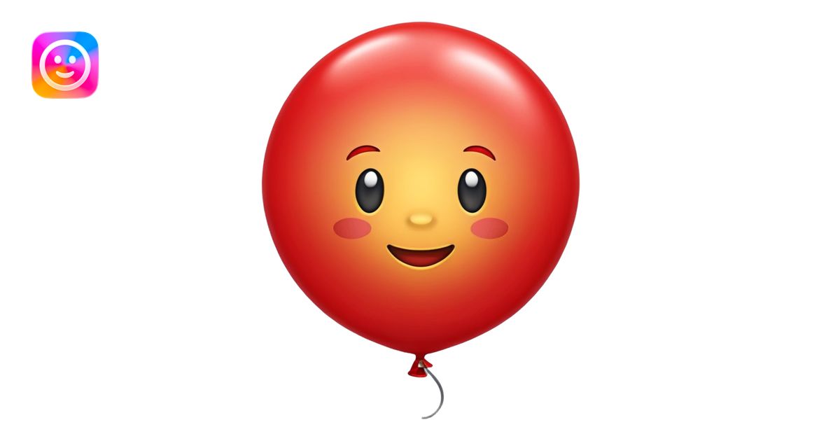 cartoon balloon emoji | AI Emoji Generator