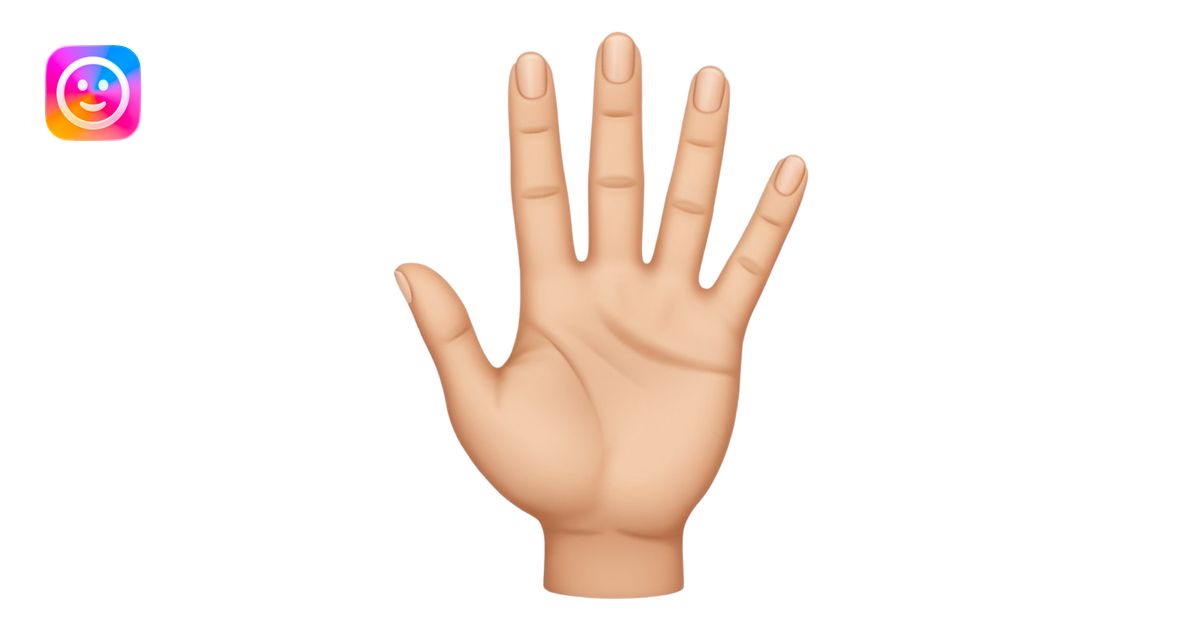 you hand symbol emoji | AI Emoji Generator