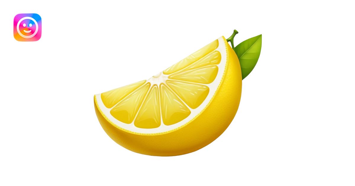 lemon wedge emoji | AI Emoji Generator