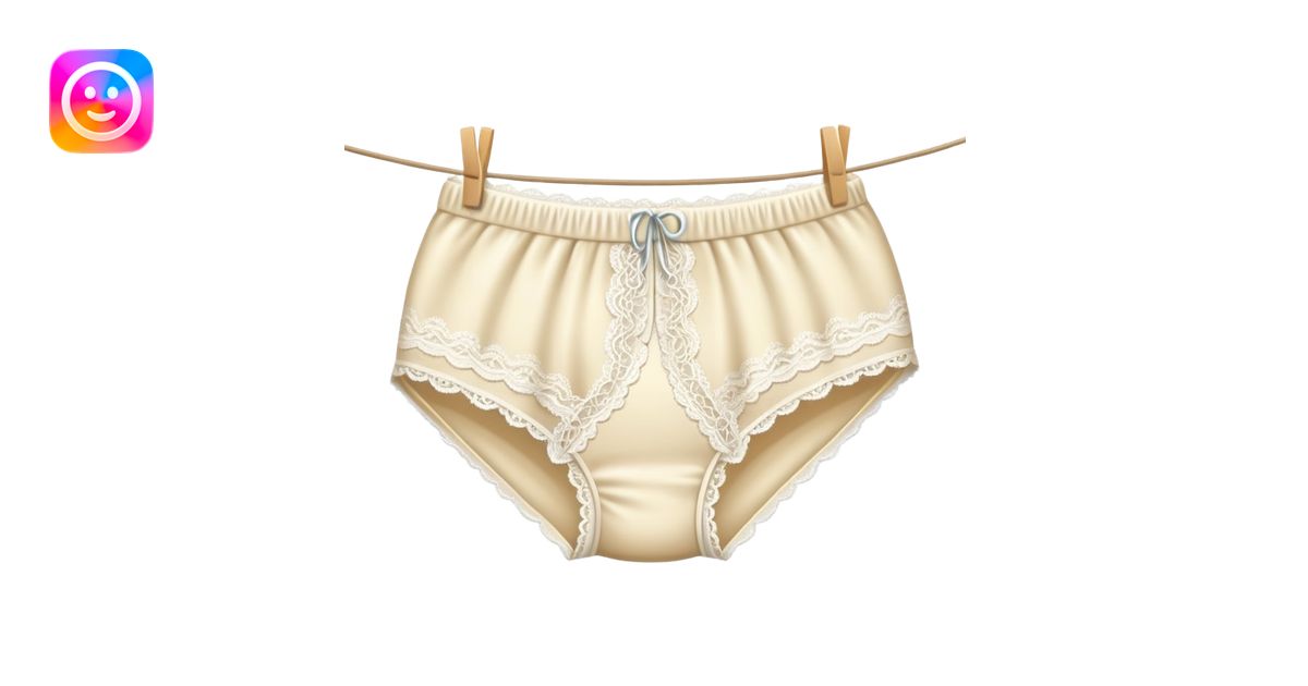 Panties drying emoji | AI Emoji Generator