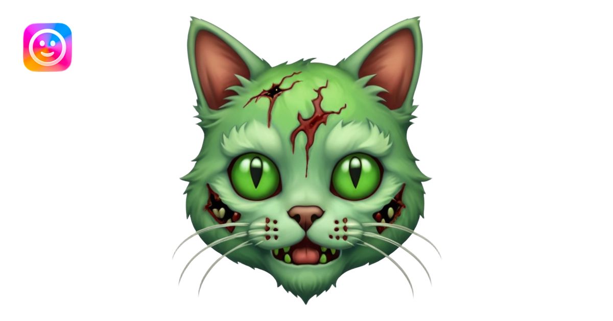 Zombie cat emoji | AI Emoji Generator