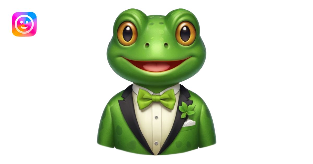 Um sapo comediante emoji | AI Emoji Generator