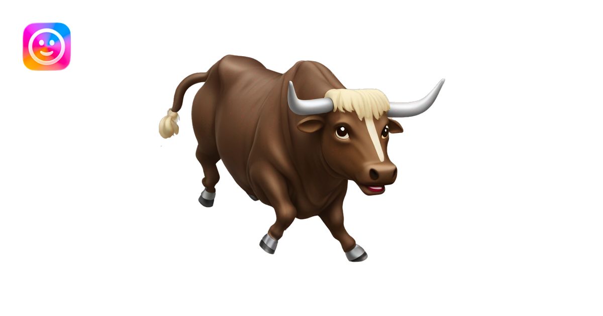 Mechanical bull emoji | AI Emoji Generator