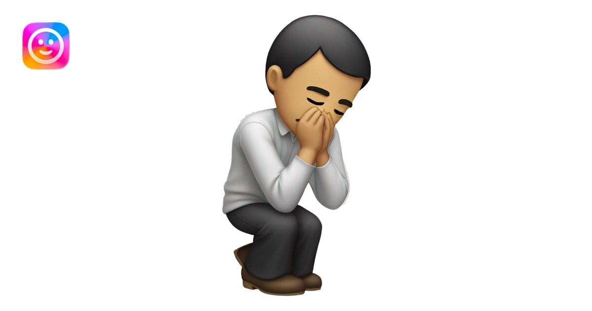 A person bowing down to show respect . His face should be in front ...