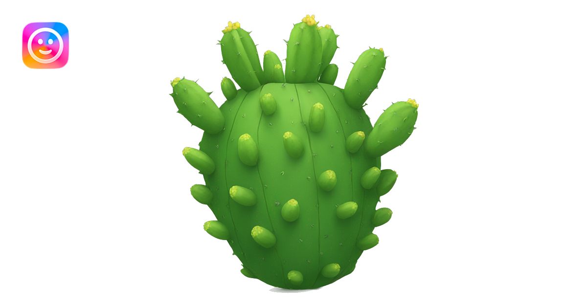 round Nopal emoji | AI Emoji Generator