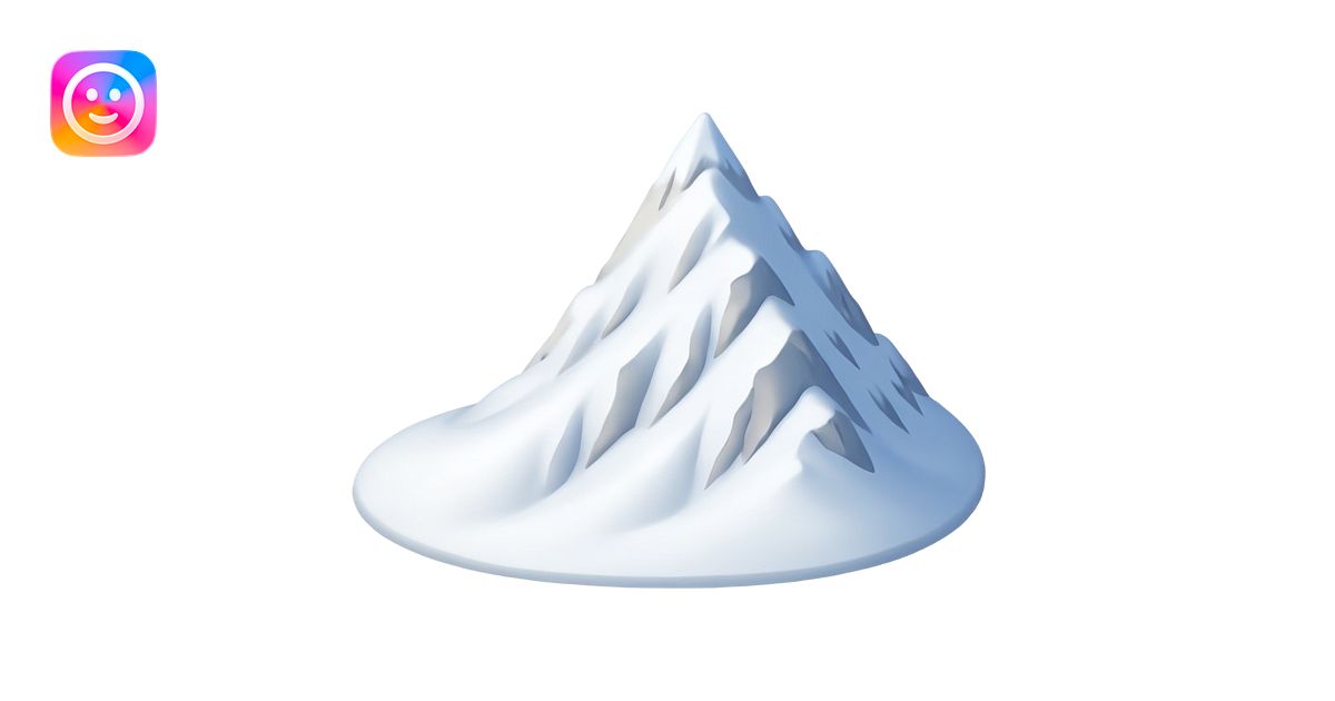 snowy hill emoji | AI Emoji Generator
