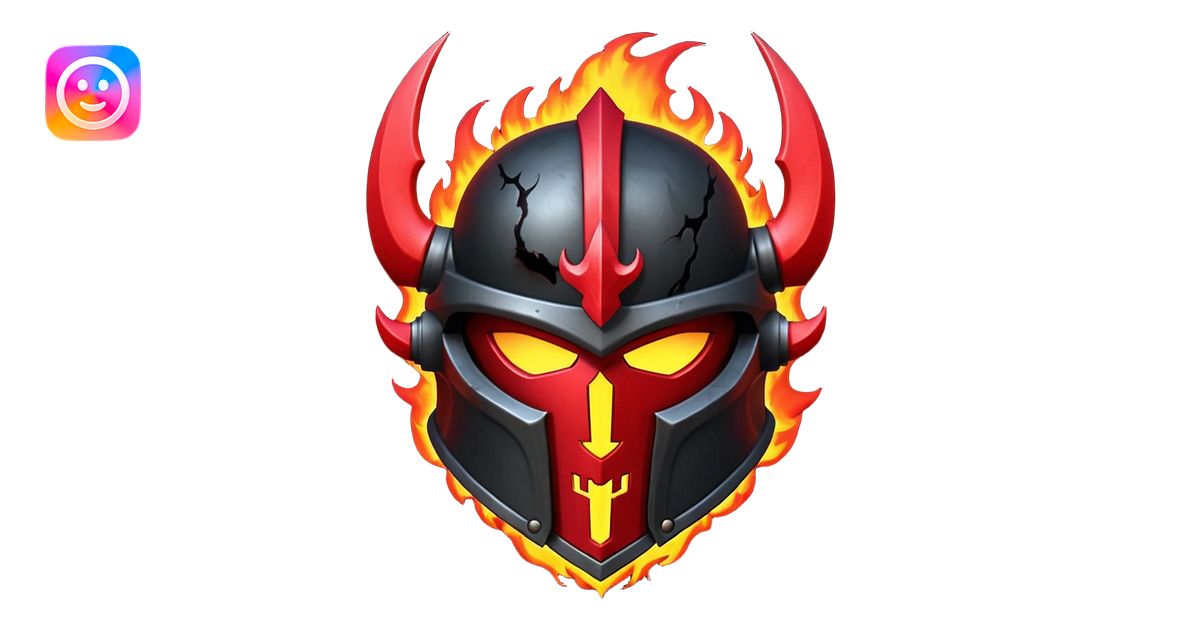Ares armor object icon, black metal armor with deep crimson red ...