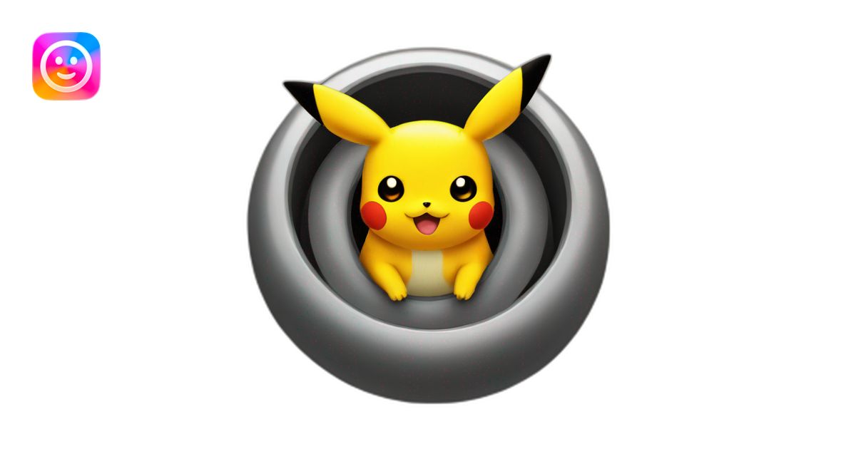 picachu in orange ring emoji | AI Emoji Generator