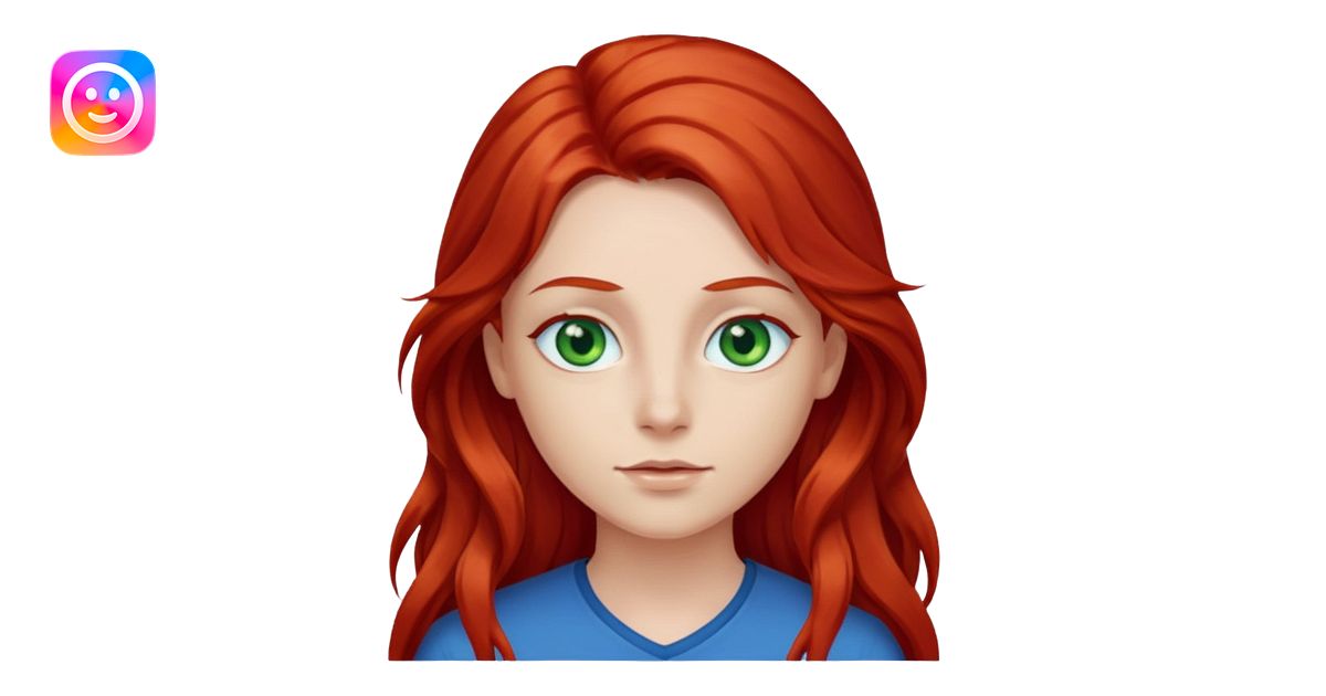 Like the first but her eye green and blue and her hair red that brolong ...