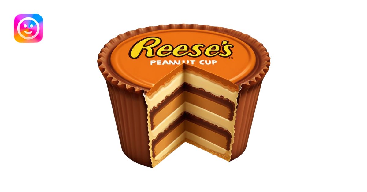 reeses peanut butter cup exact replica emoji | AI Emoji Generator