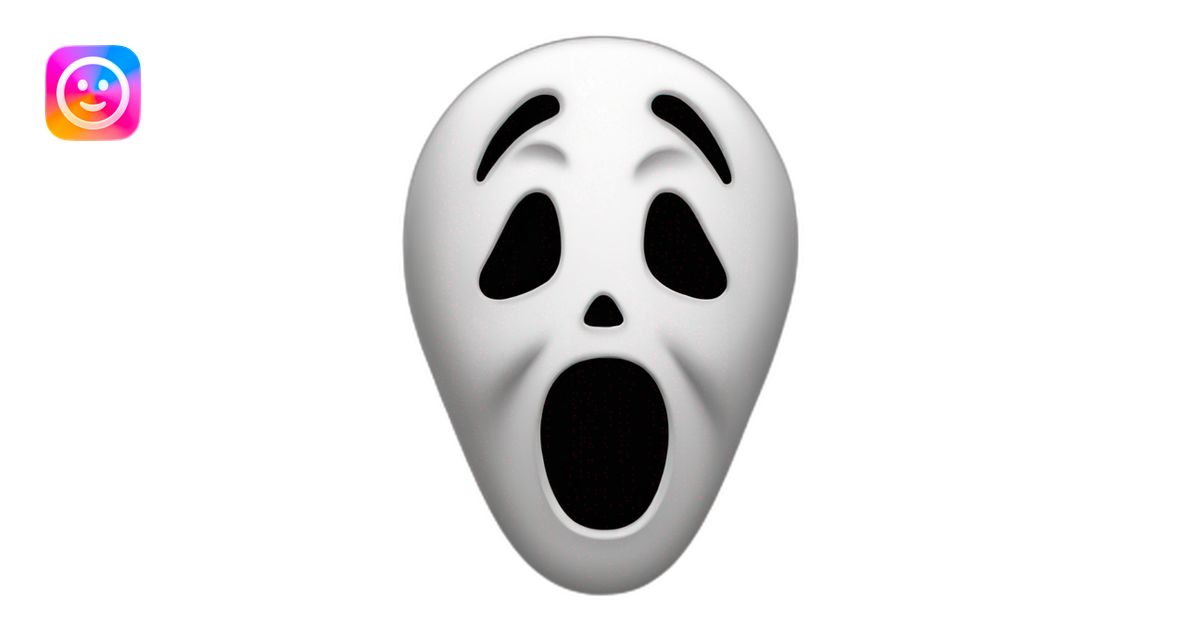Scream film logo emoji | AI Emoji Generator