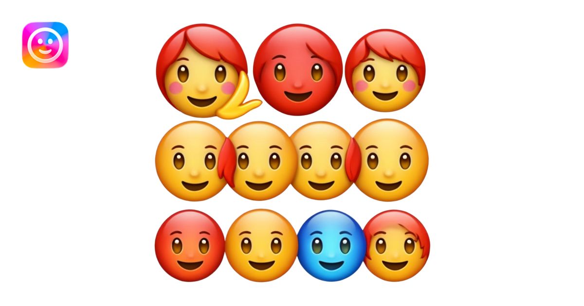 Red emoji | AI Emoji Generator