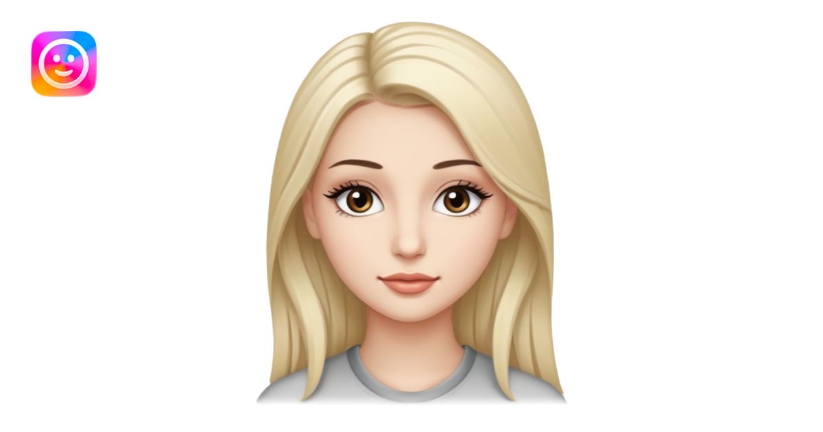 a very beautiful person with a lot of details 3/4 view emoji | AI Emoji ...