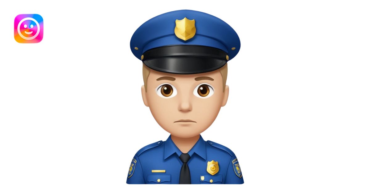 Police emoji | AI Emoji Generator