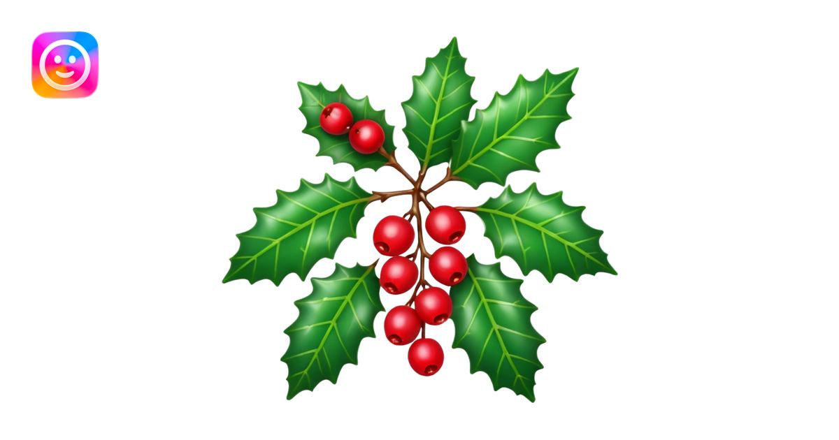 holly emoji | AI Emoji Generator