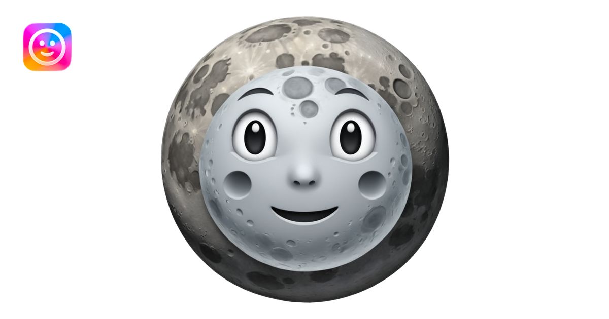 Moon emoji | AI Emoji Generator
