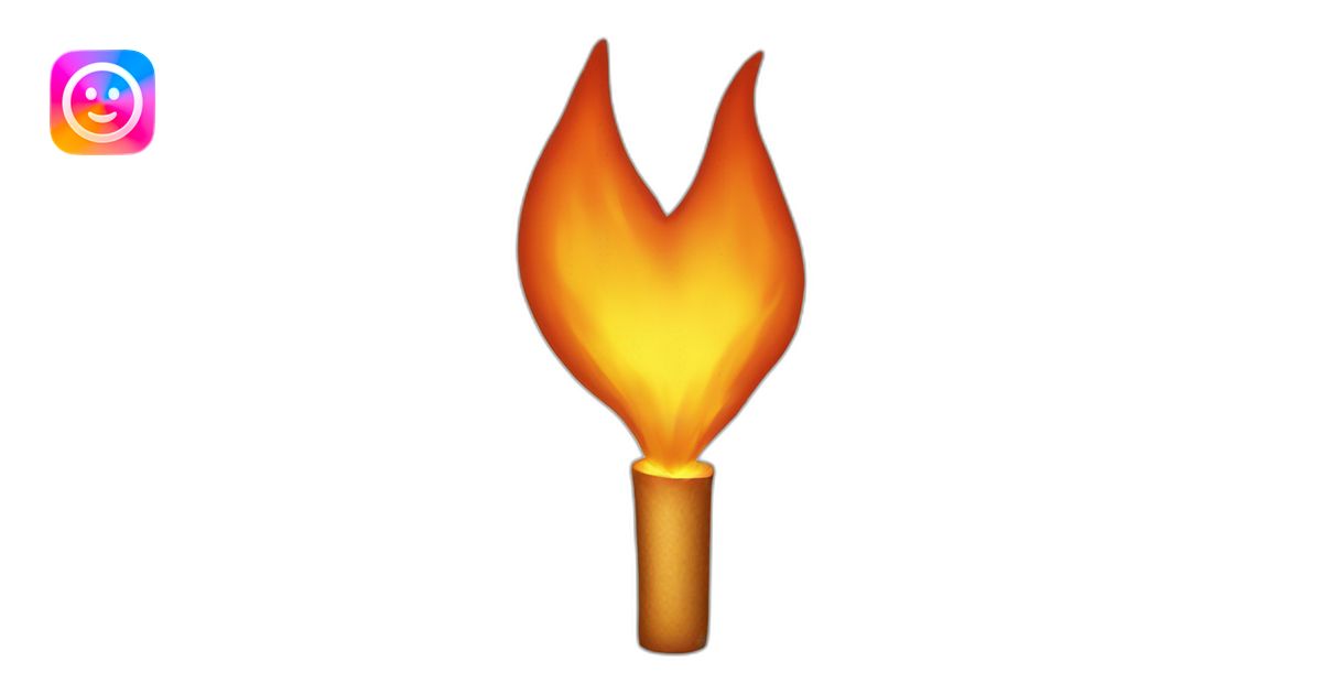 Croix gammé en feu emoji | AI Emoji Generator