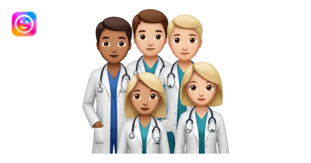 Trust Qualified Doctors emoji | AI Emoji Generator
