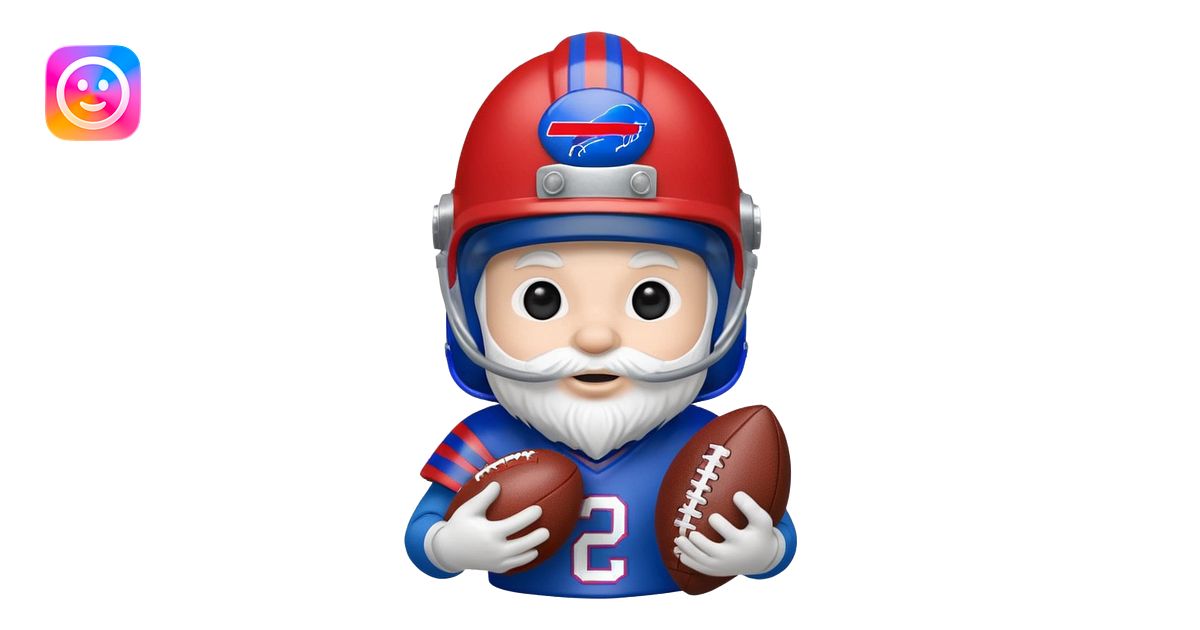 Buffalo Bills gnome emoji | AI Emoji Generator