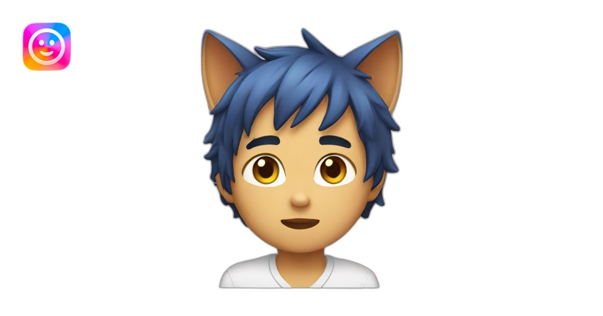 local catboy thinking emoji | AI Emoji Generator