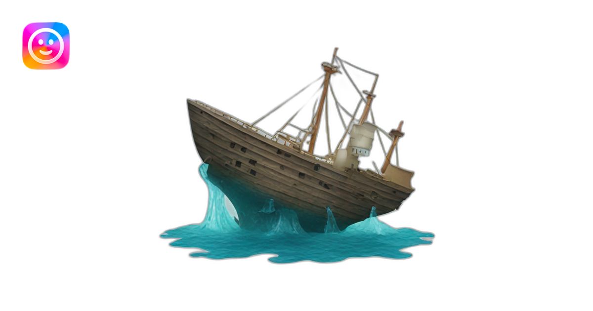 sinking ship emoji | AI Emoji Generator