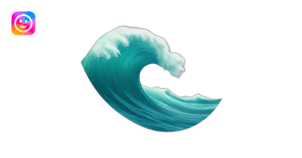 wave emoji | AI Emoji Generator