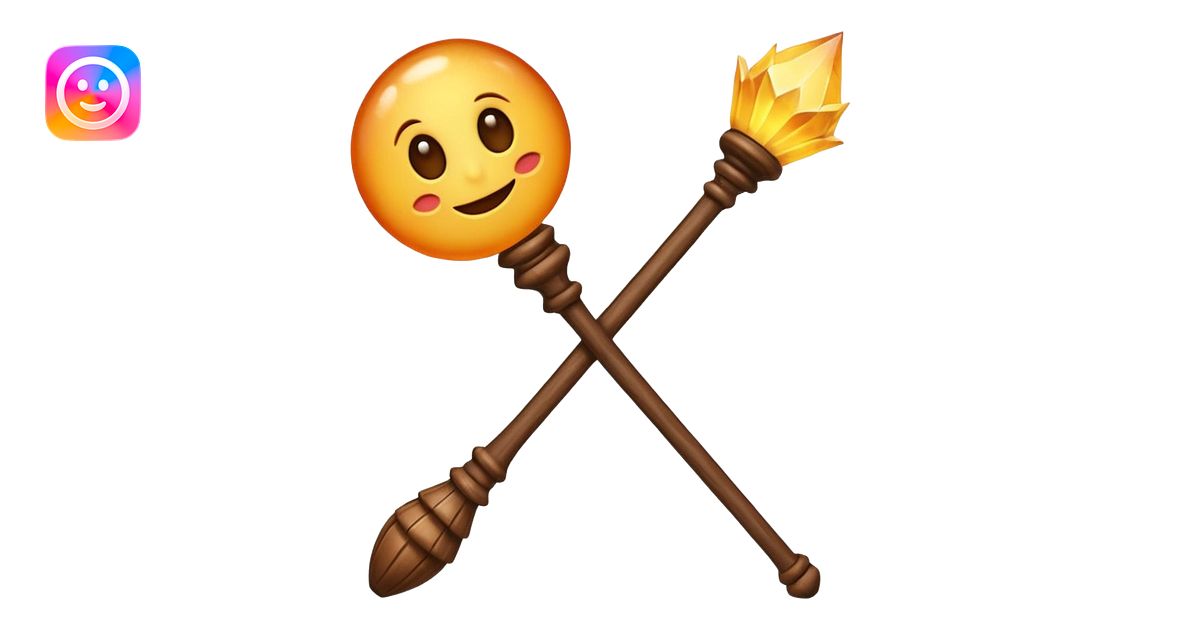 magic wooden staff emoji | AI Emoji Generator