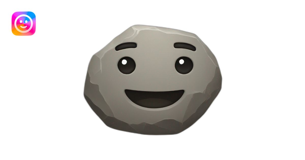 stone emoji | AI Emoji Generator