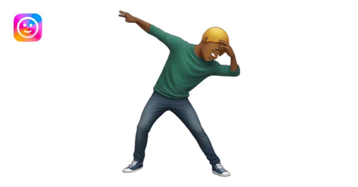 dab move emoji | AI Emoji Generator