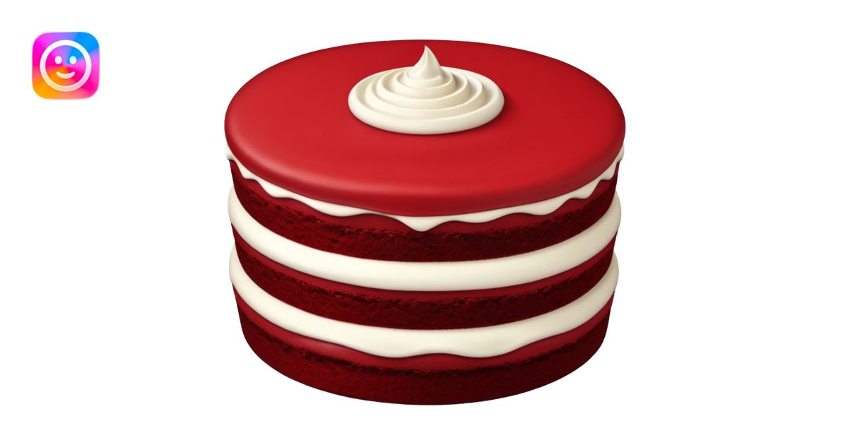 tarta red velvet emoji | AI Emoji Generator